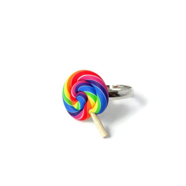 Lolly regenboog ring – Shinystuff
